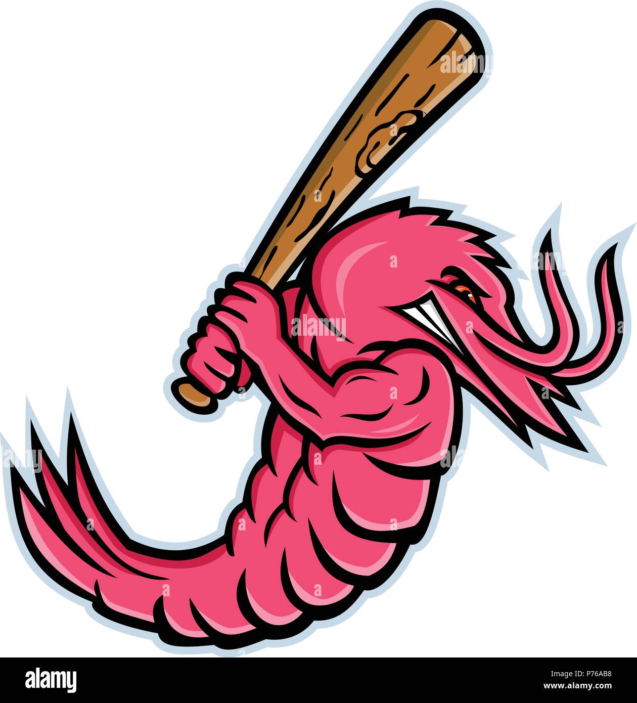 Shrimp cartoon character isolated hi-res stock photography and images ...
