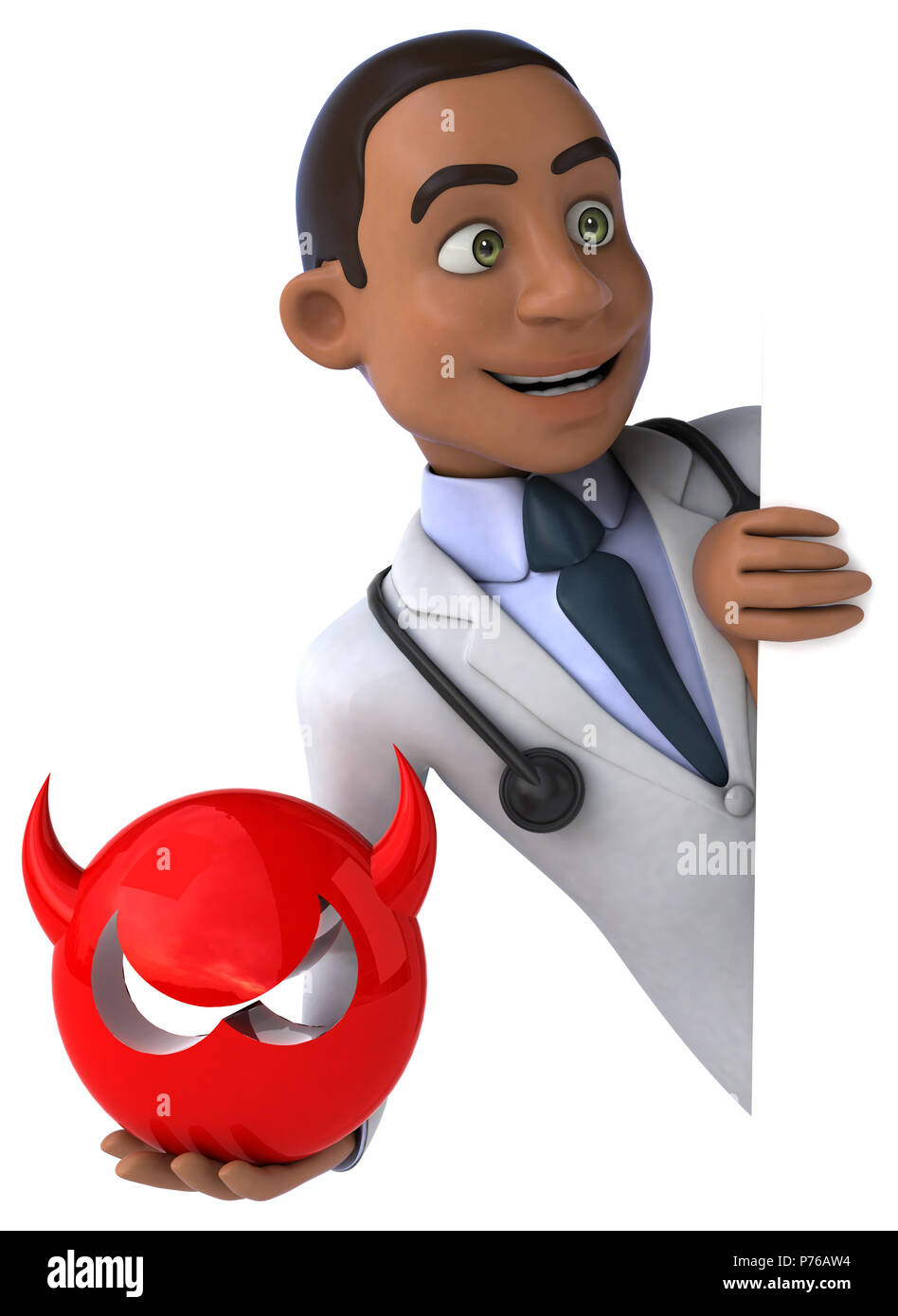 Evil doctor with male patient hi-res stock photography and images - Alamy