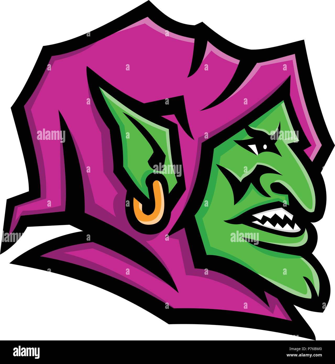 Monstrous head Stock Vector Images - Alamy