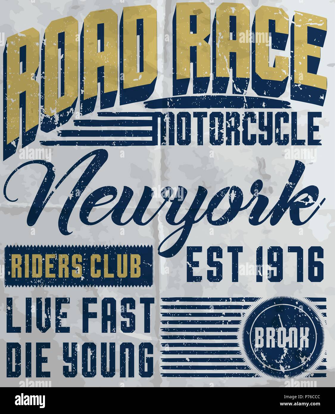 Vintage motorcycle. Hand drawn grunge vintage illustration Stock Vector ...