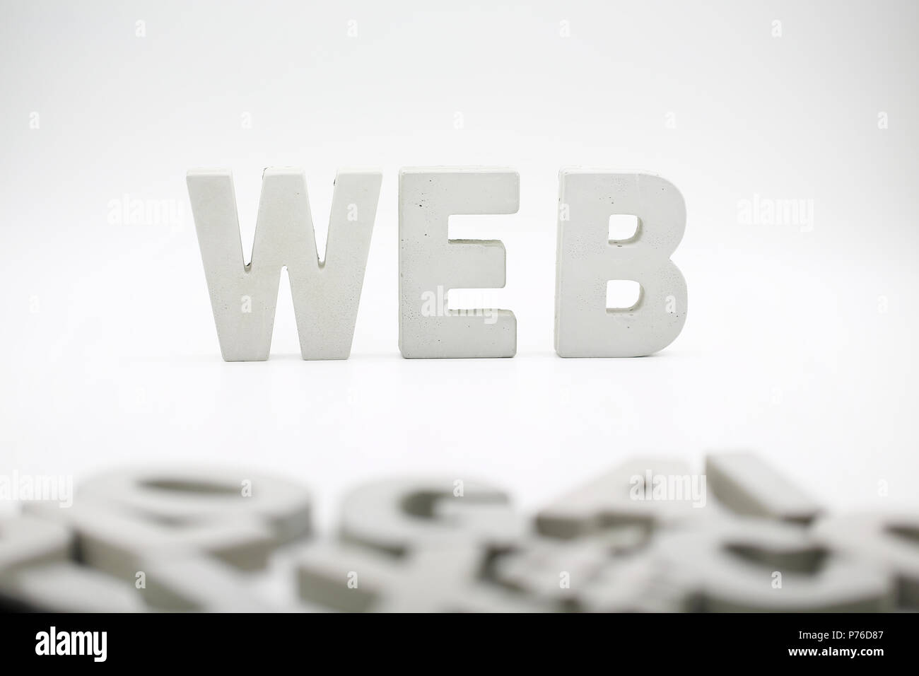 web word block Stock Photo - Alamy