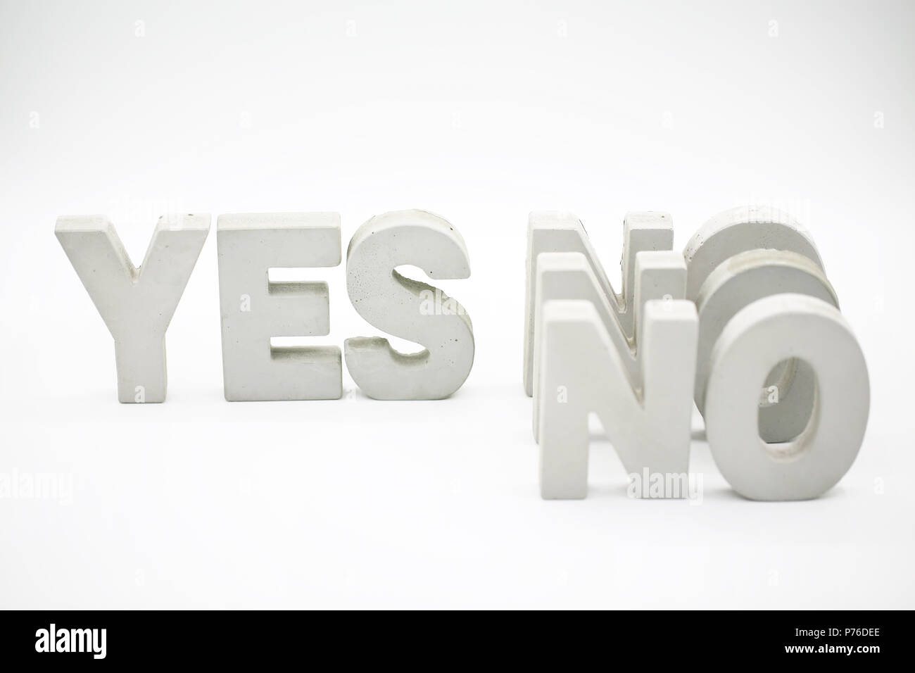 Yes alphabet hi-res stock photography and images - Alamy