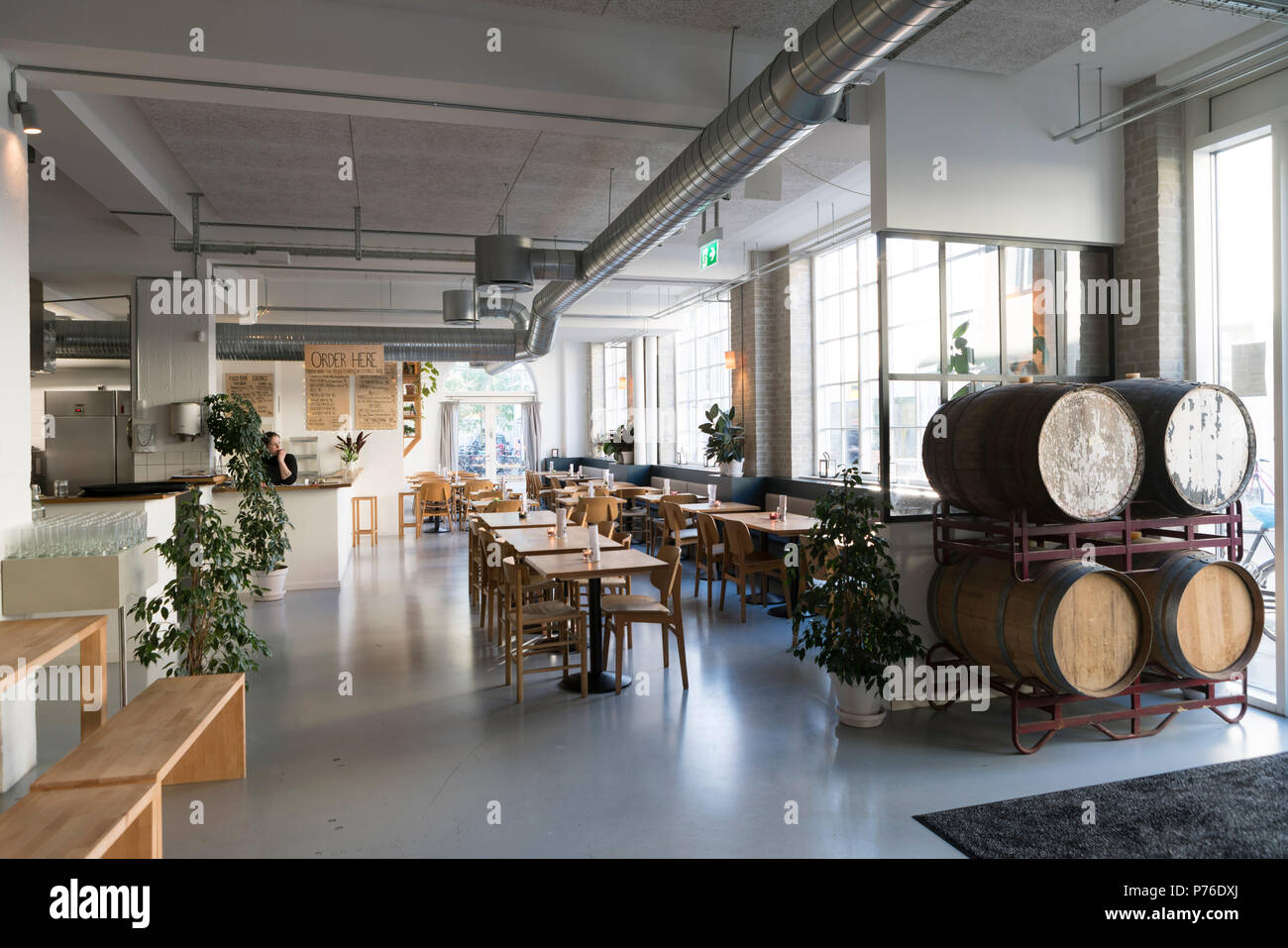 Brus Brewery restaurant, Copenhagen Stock Photo - Alamy