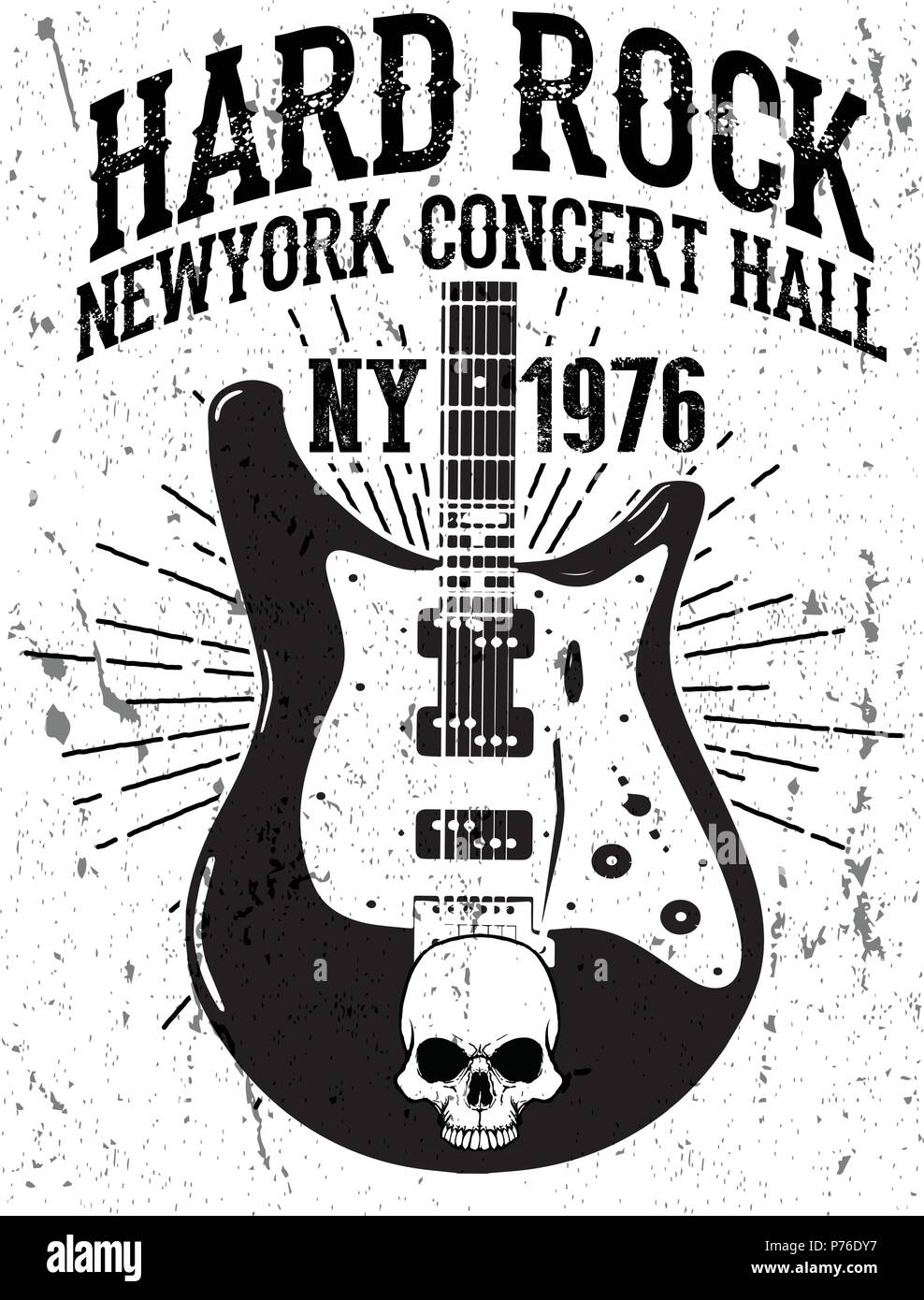 Rock poster, vintage rock and roll typographic for t-shirt; tee design ...