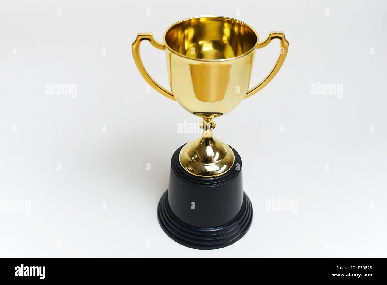 Trophy on white background,win concept Stock Photo - Alamy