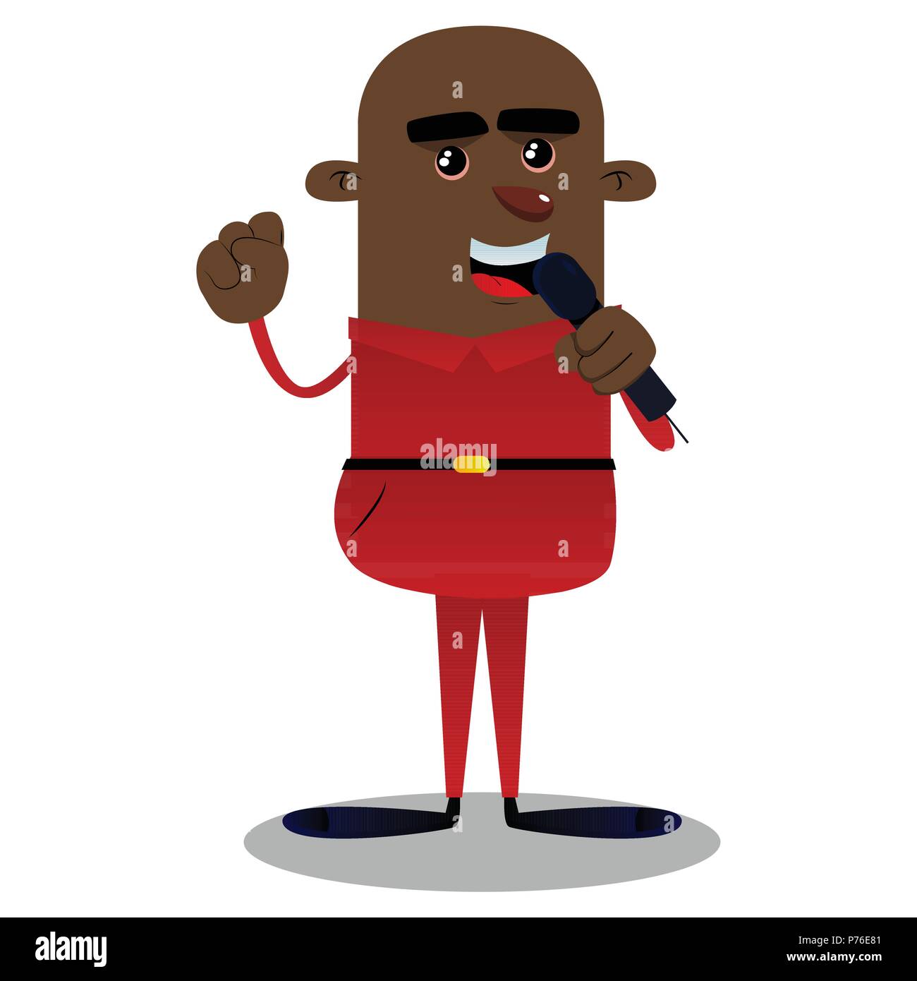 African singer vector vectors hi-res stock photography and images - Alamy