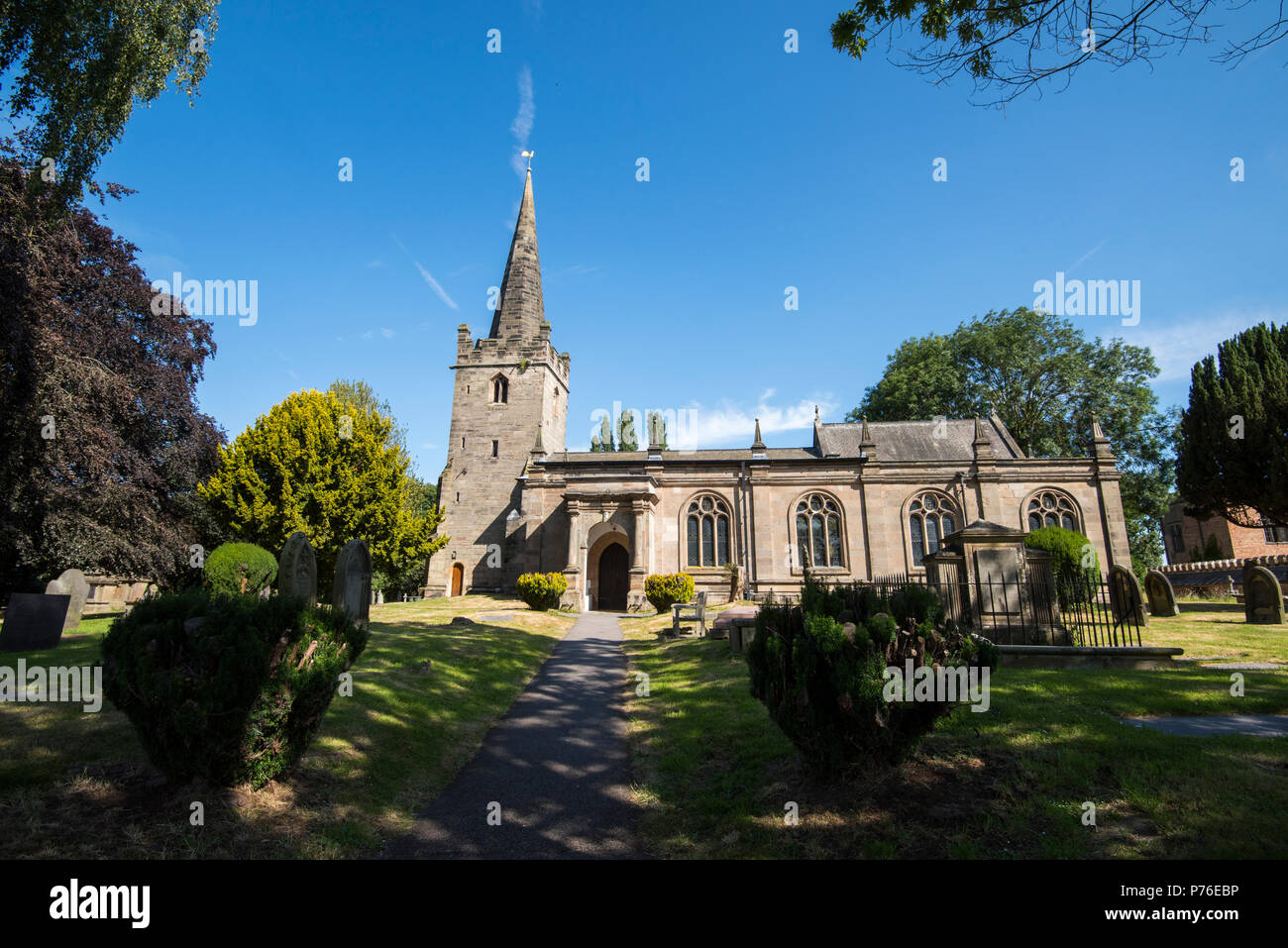 St. Edmund's Church, Holme Pierrepont Nottinghamshire, England UK Stock ...