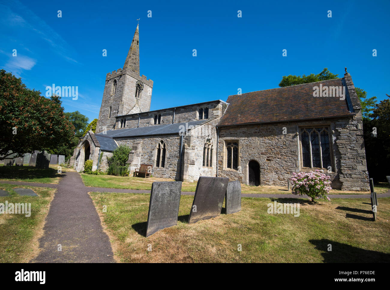 Church of the Holy Trinity in the village of Wysall, Nottinghamshire ...