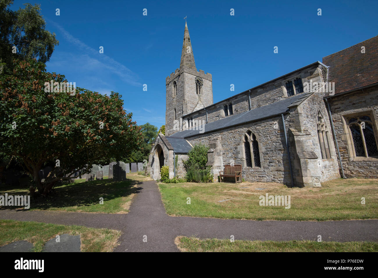 Church of the Holy Trinity in the village of Wysall, Nottinghamshire ...
