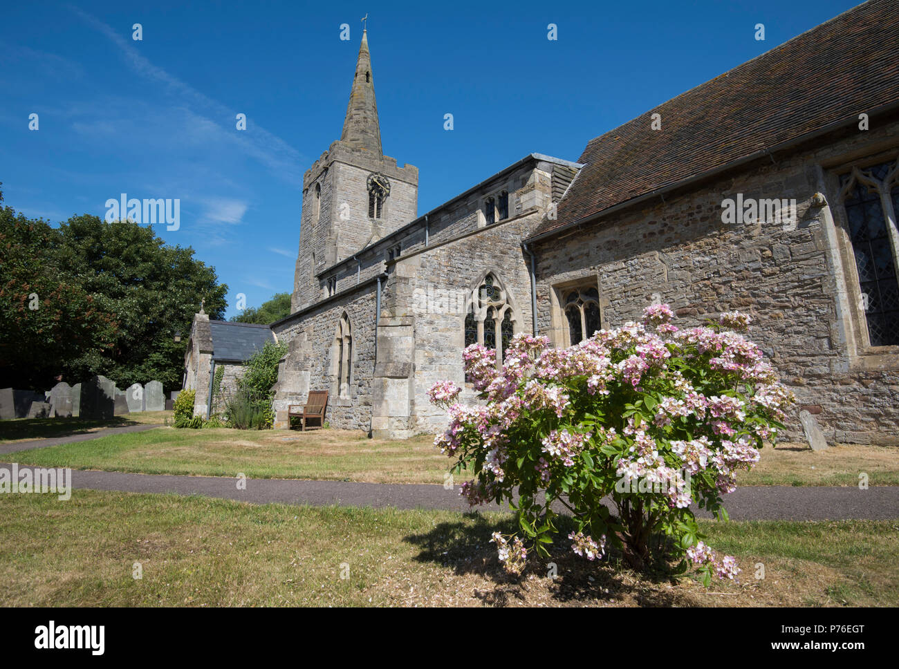 Church of the Holy Trinity in the village of Wysall, Nottinghamshire ...