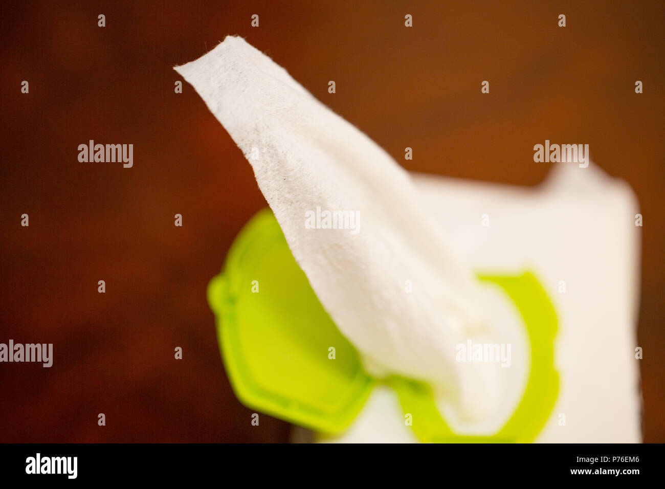 Wet wipes in package box, with clipping path Stock Photo - Alamy