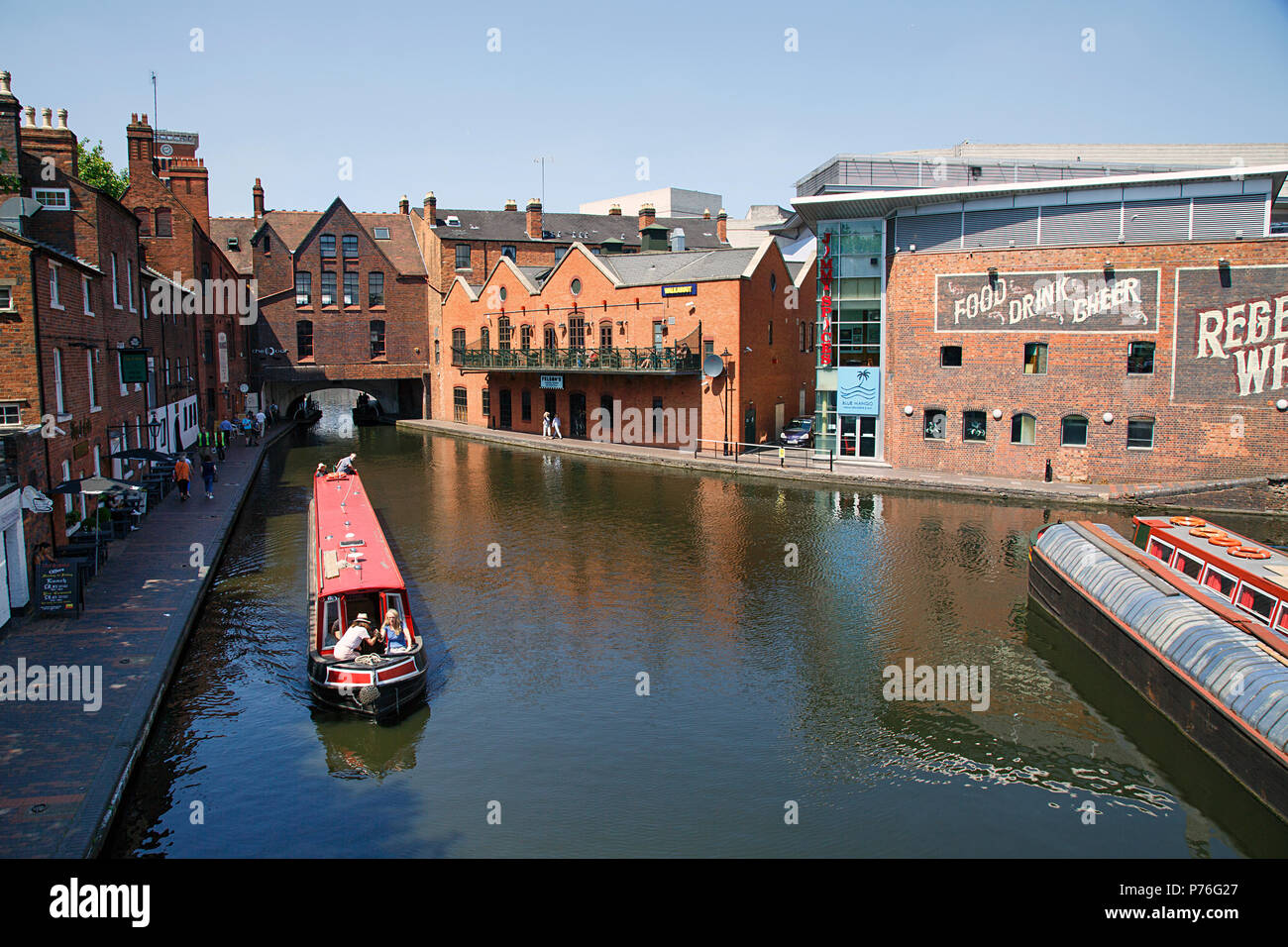 Birmingham england canal hi-res stock photography and images - Alamy