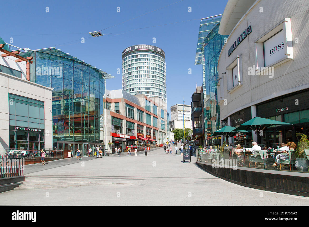 Birmingham, UK: June 29, 2018: The Bullring Shopping Centre ...