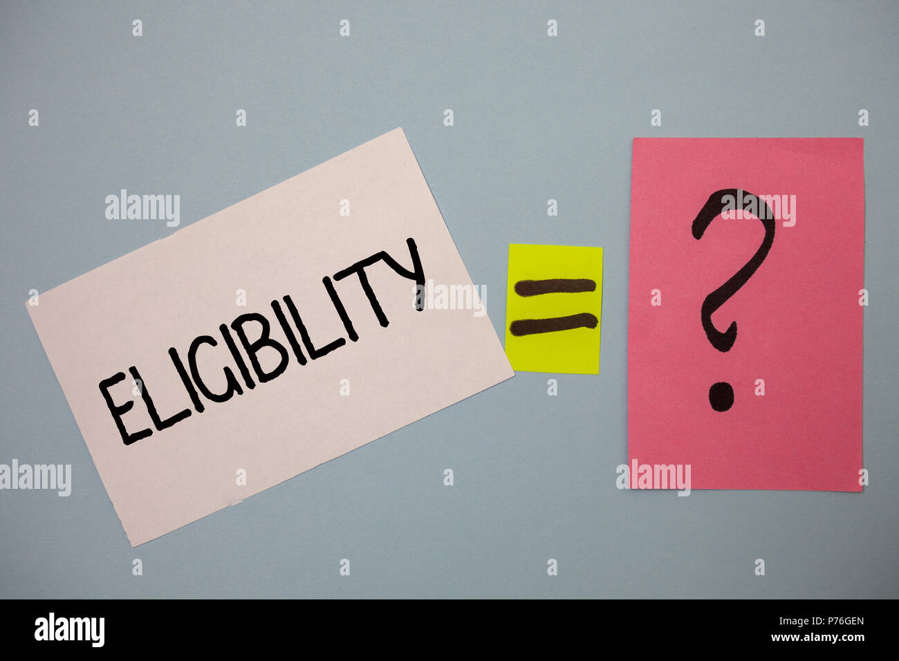 Word writing text Eligibility. Business concept for State of having the ...