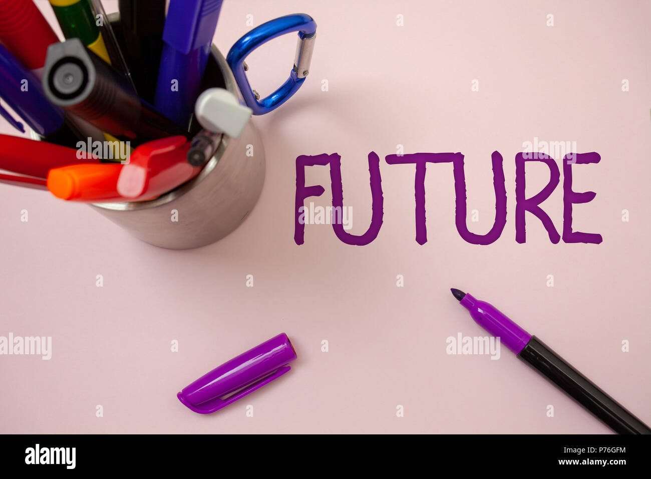 Handwriting text writing Future. Concept meaning Period of time ...