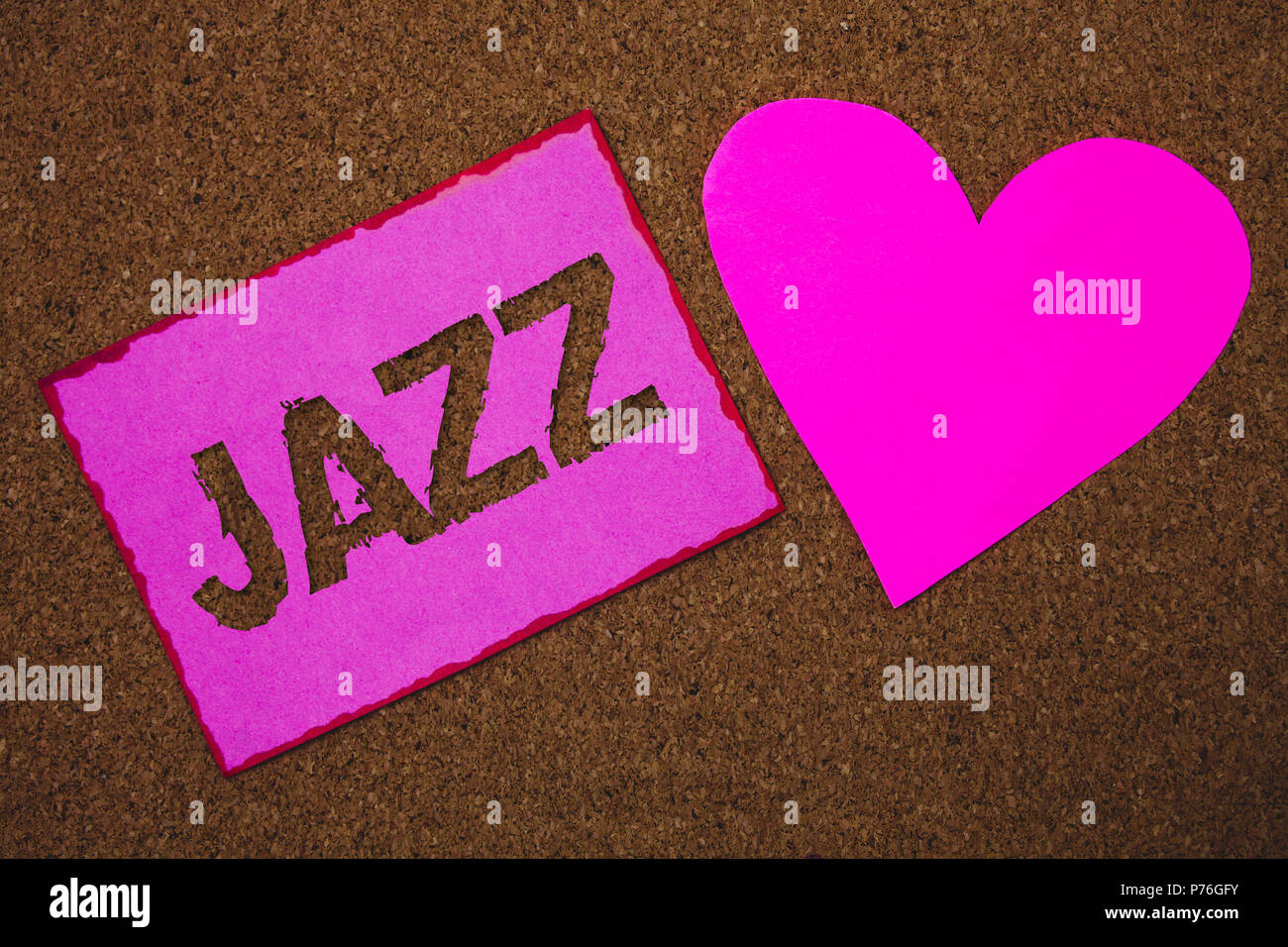 Handwriting text Jazz. Concept meaning Type of music of black American ...