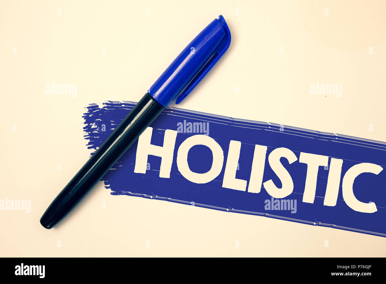 Word writing text Holistic. Business concept for Belief the parts of ...