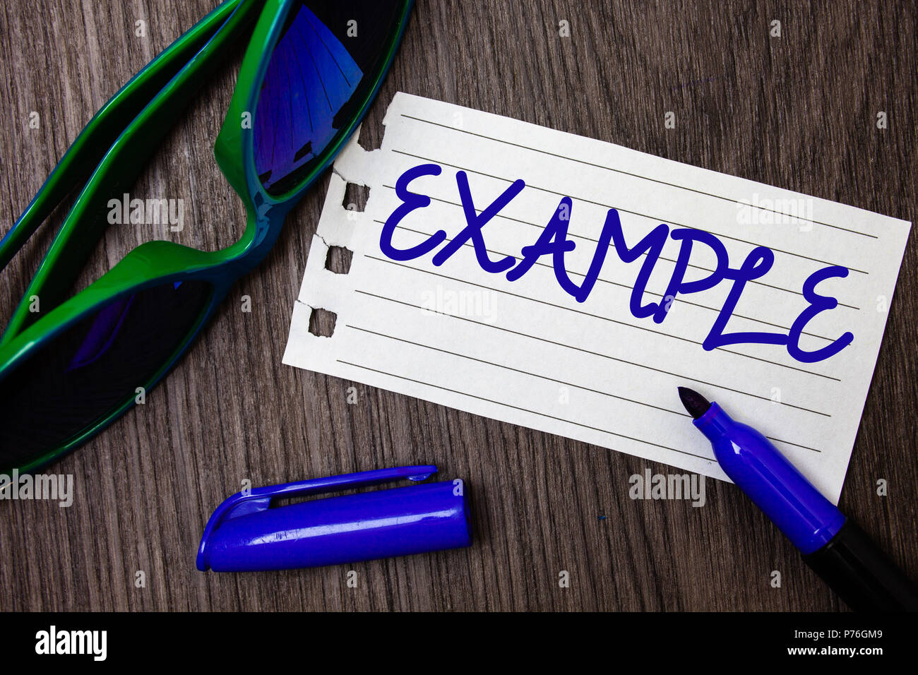 Word writing text Example. Business concept for Illustration Sample ...