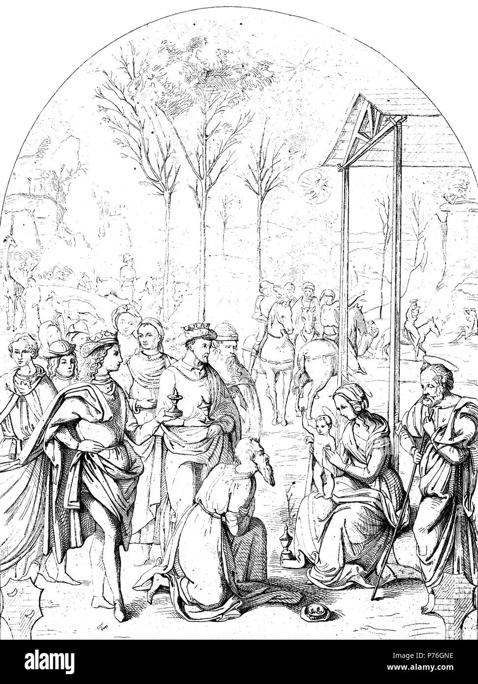 Biblical worship Black and White Stock Photos & Images - Alamy