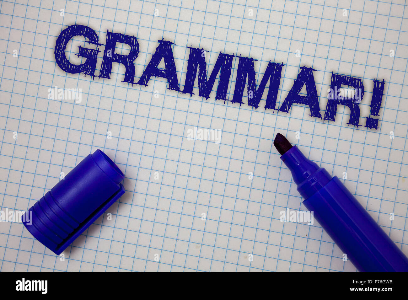 Handwriting Text Grammar Motivational Call Concept Meaning System And Structure Of A Language