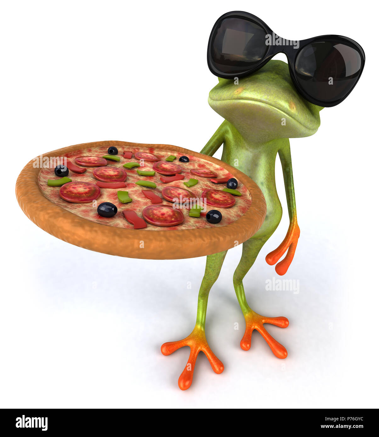 Frog pizza hi-res stock photography and images - Alamy