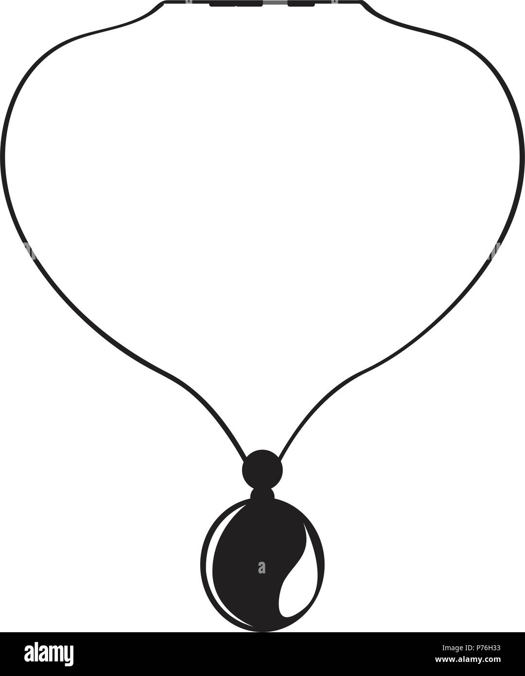 Diamond necklace Stock Vector Images - Alamy