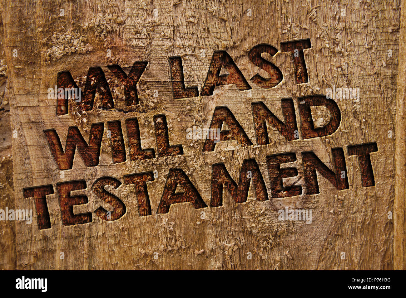 Word writing text My Last Will And Testament. Business concept for List ...