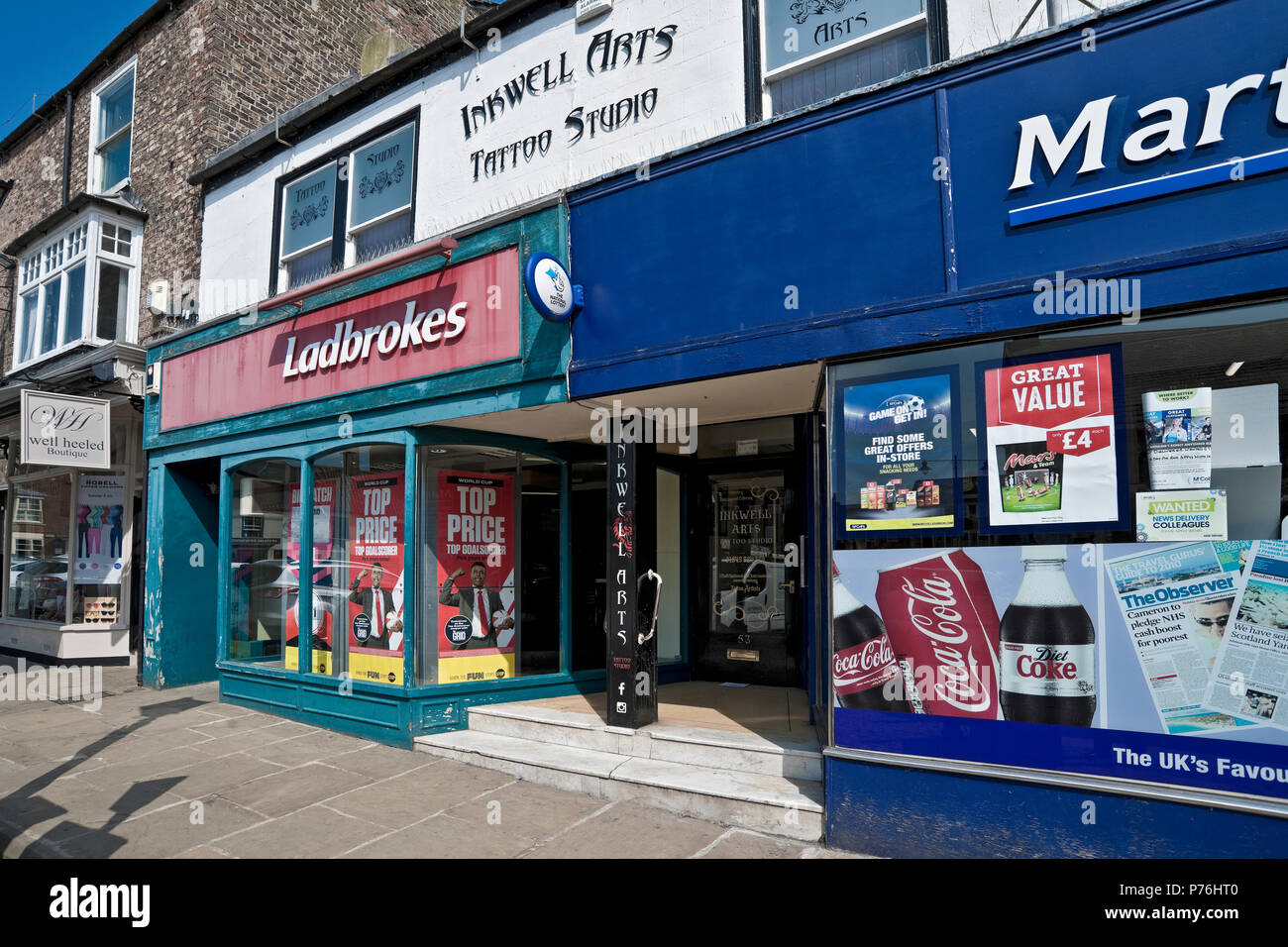Ladbrokes betting shop store Market Place Thirsk North Yorkshire ...