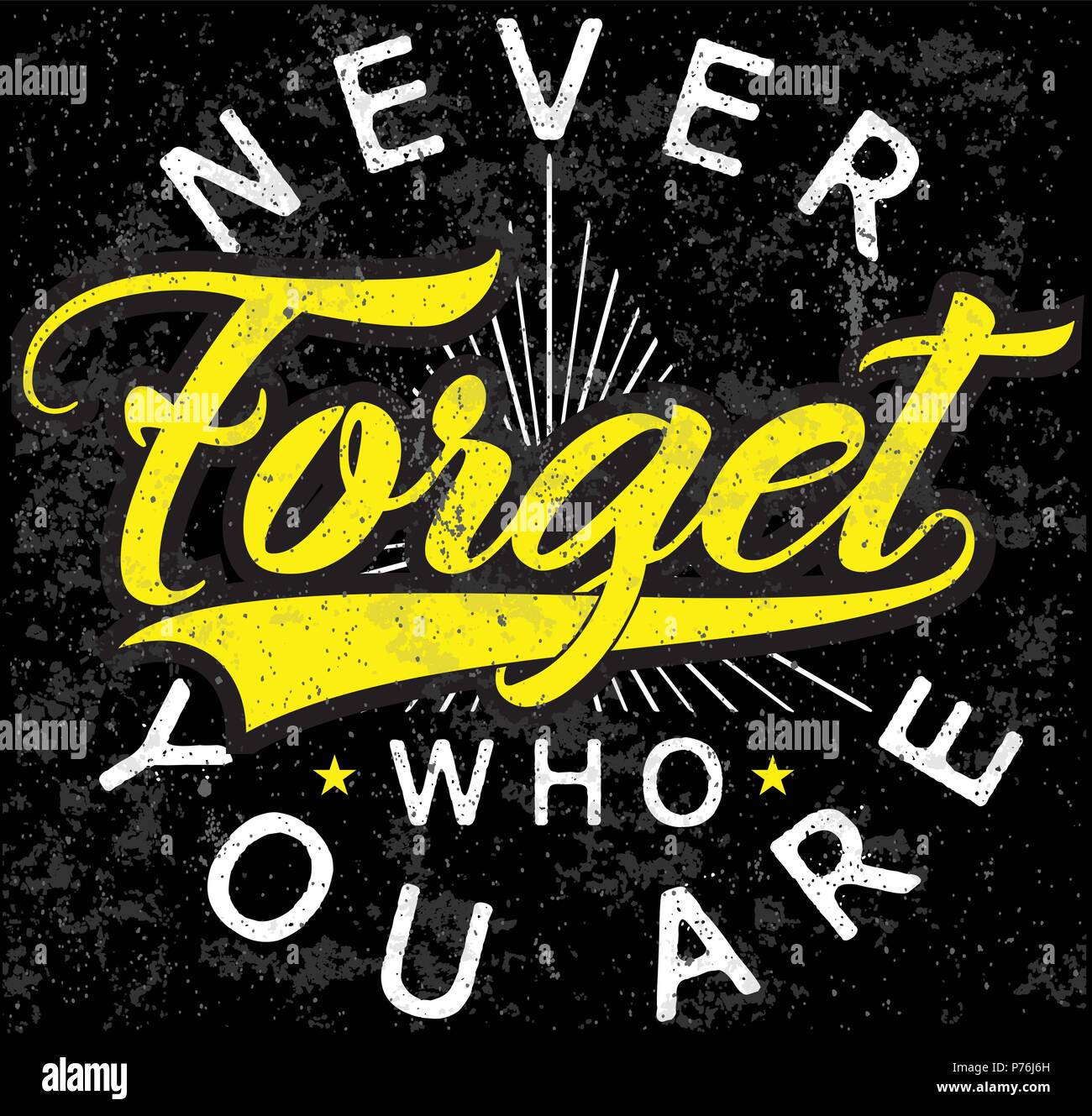 Vintage Slogan Man T shirt Graphic Vector Design Stock Vector Image ...