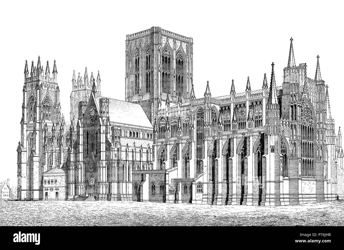 Cathedral and Metropolitical Church of Saint Peter in York, commonly ...