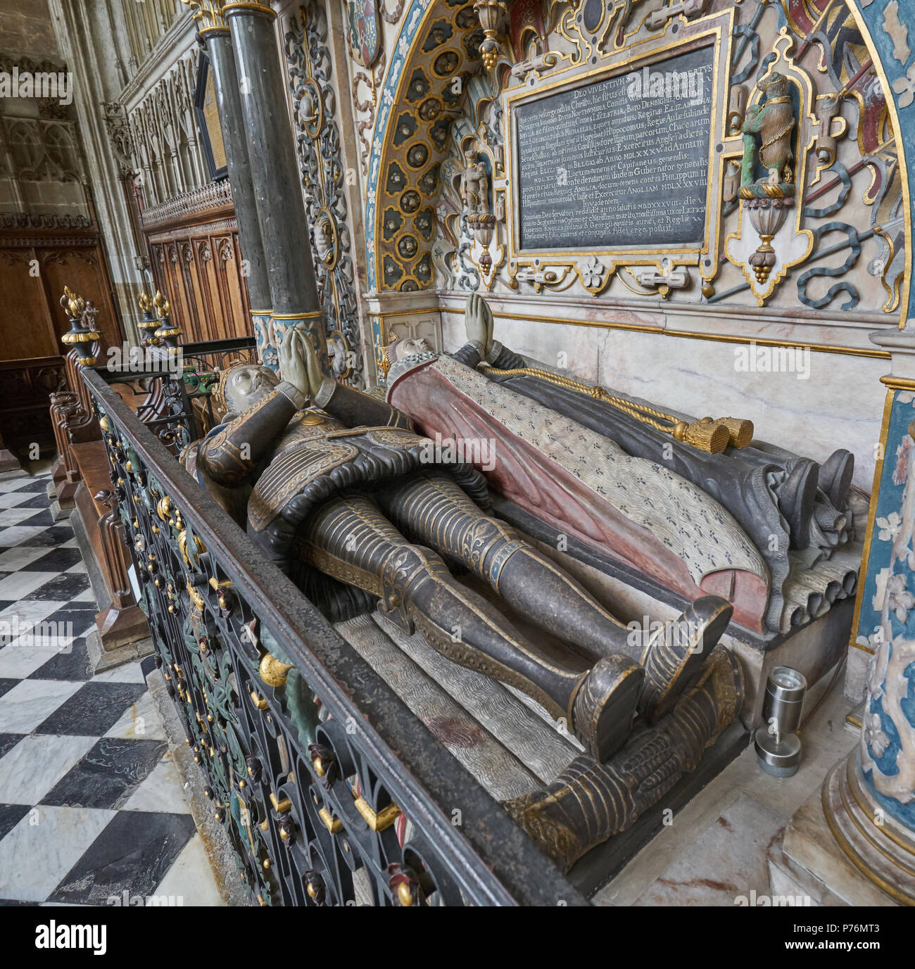 Robert dudley tomb hi-res stock photography and images - Alamy