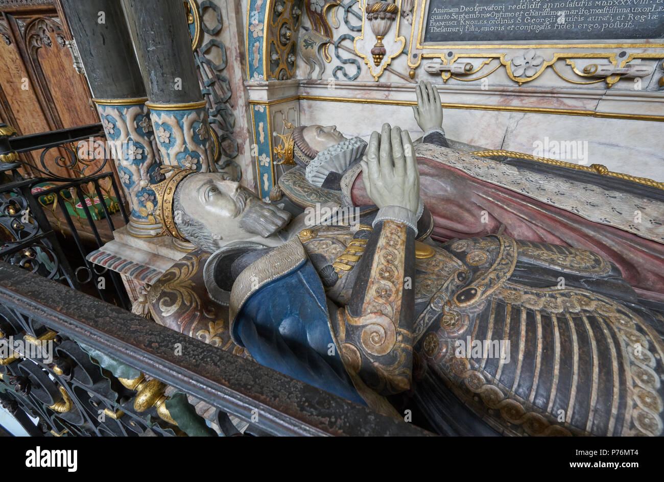 Robert dudley tomb hi-res stock photography and images - Alamy