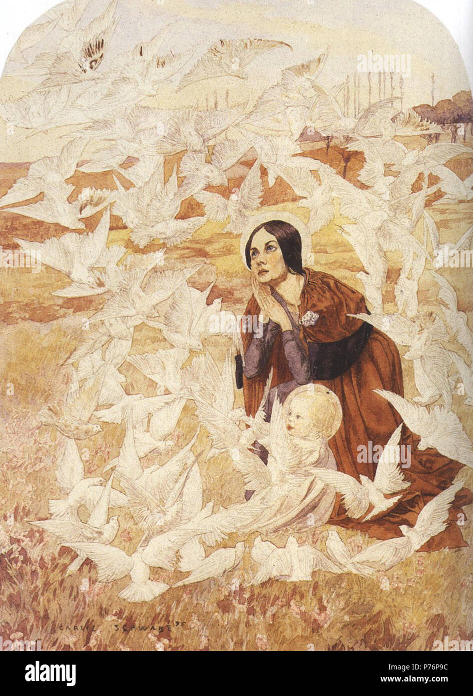 . French: Vierge aux colombes N/A 225 Vierge aux colombes Stock Photo ...