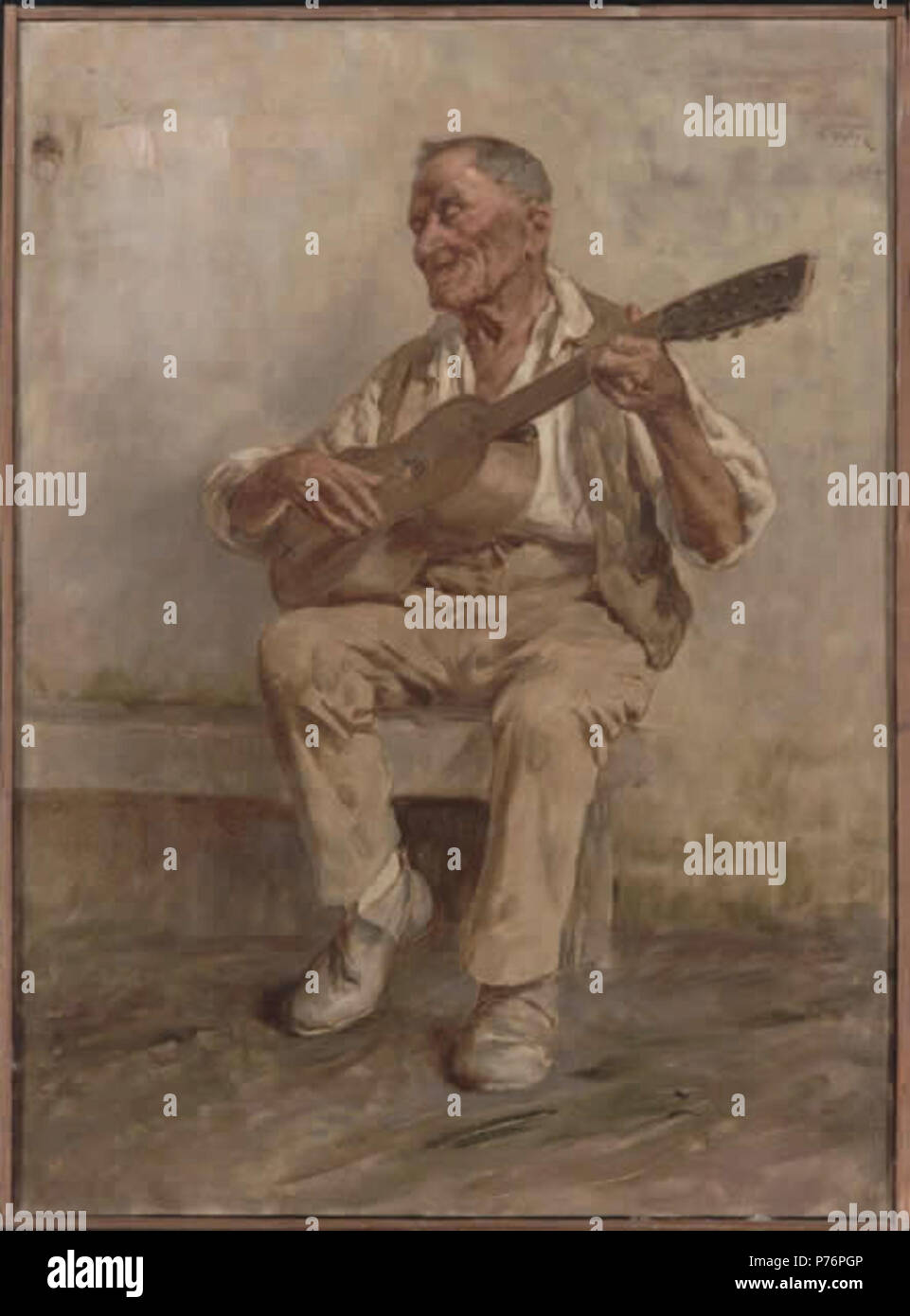 English: An Old Singer . before 1929 226 Volpe-Singer Stock Photo - Alamy