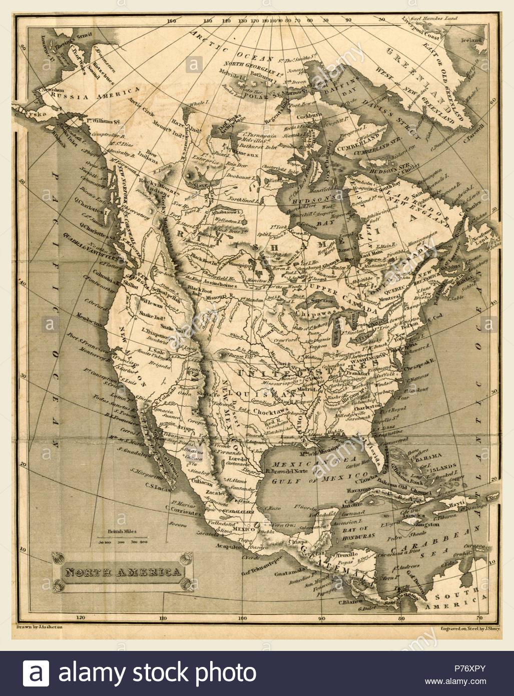 Eighteenth Century Map Stock Photos & Eighteenth Century Map Stock ...