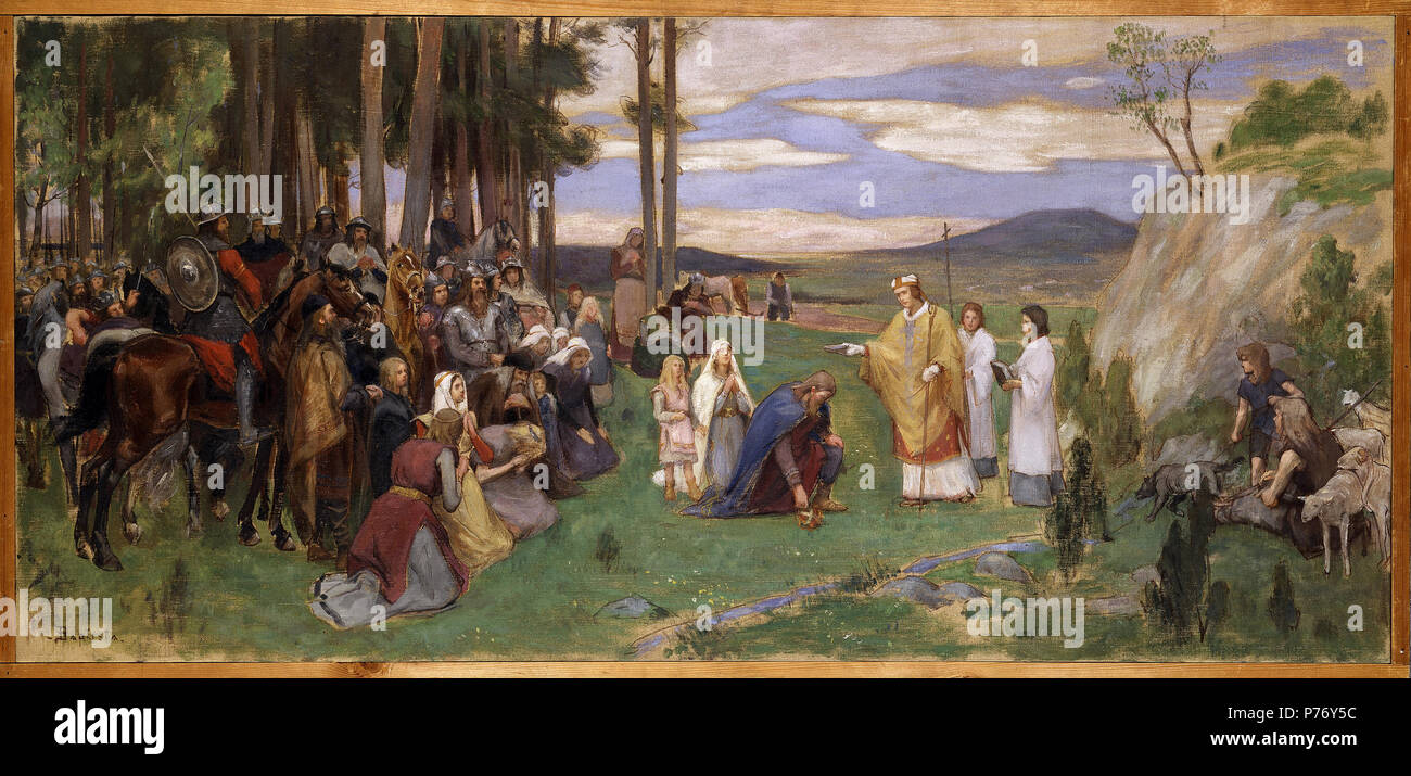 Ansgar preaching christianity hi-res stock photography and images - Alamy
