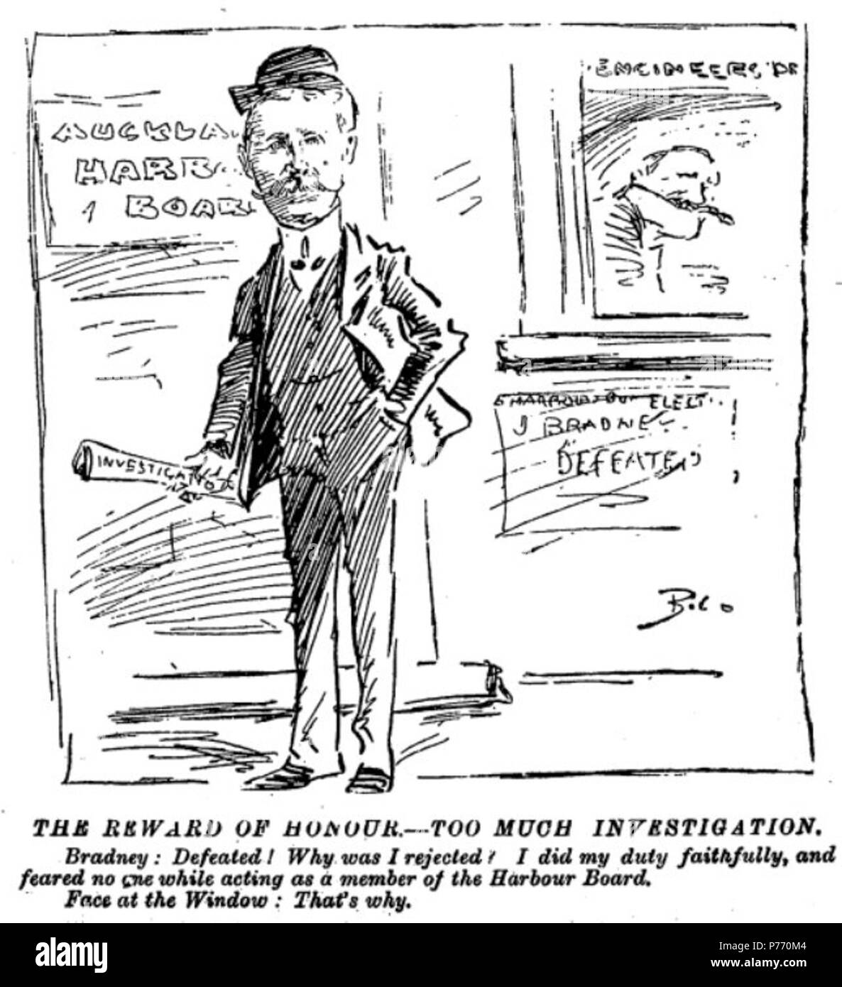 Observer cartoon hi-res stock photography and images - Alamy