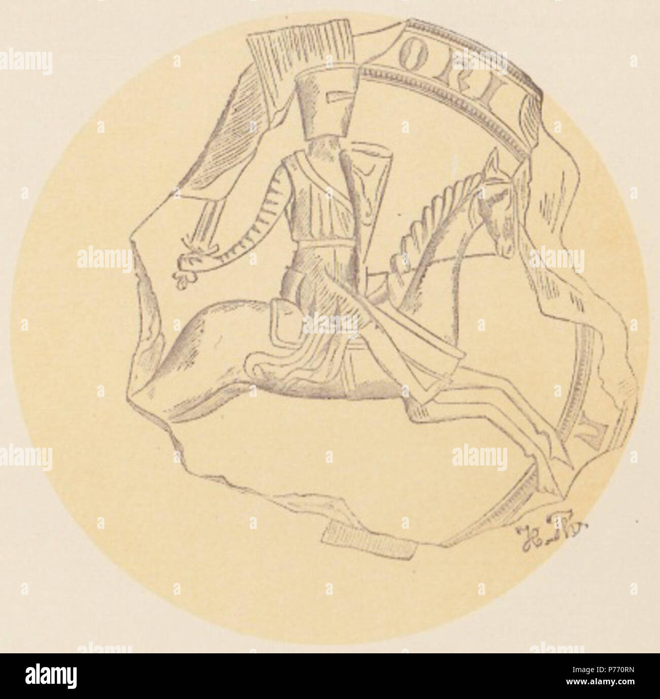 English: Seal (reverse) of King Magnus VI Haakonsson of Norway, from ... English: Seal (reverse) of King Magnus VI Haakonsson of Norway, from ...