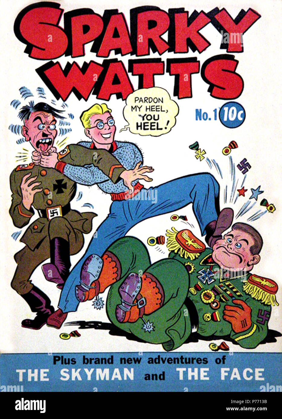 3 Sparky Watts 1 Stock Photo - Alamy
