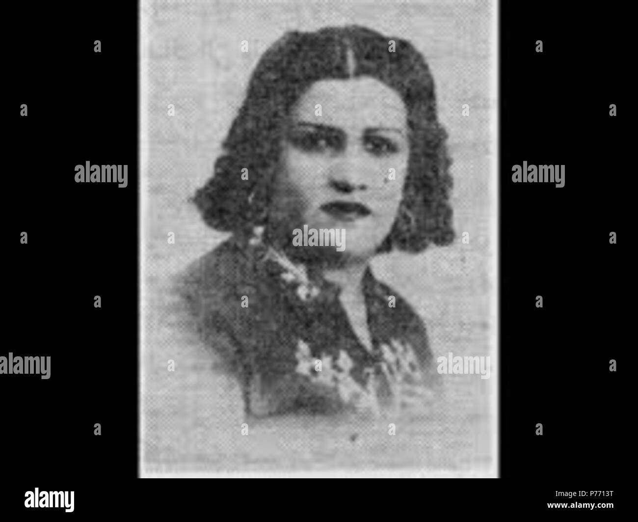 English: An Iraqi famous singer from Jewish origin. Unknown date 3 ...