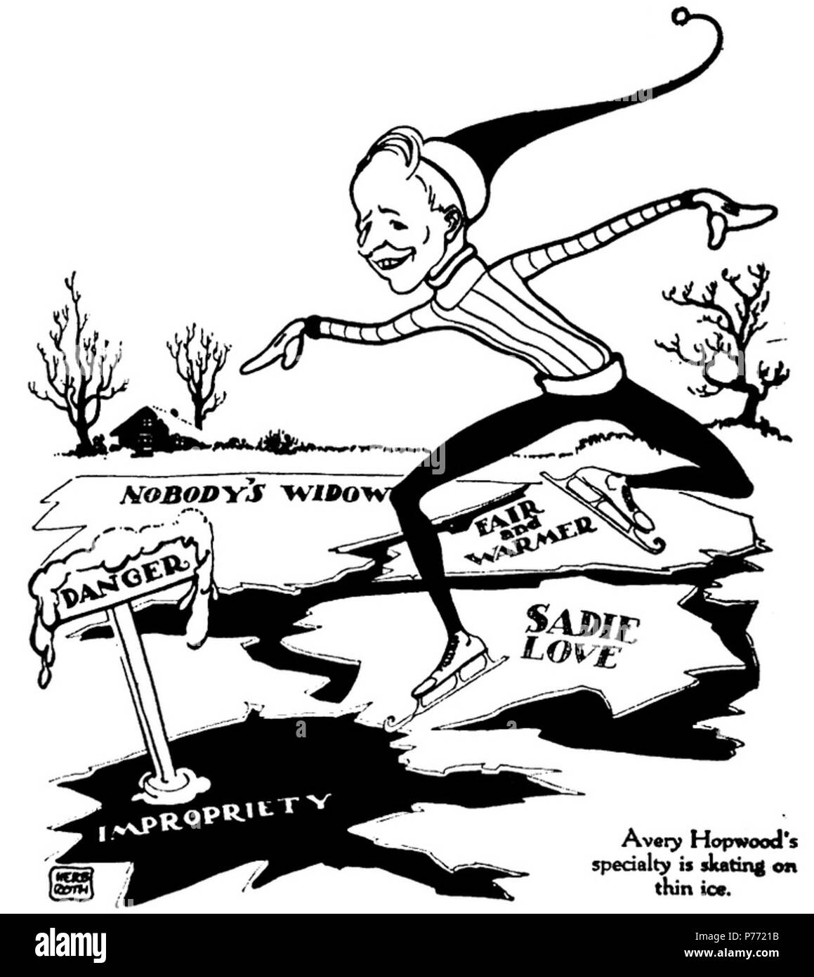 Skating on thin ice hi-res stock photography and images - Alamy