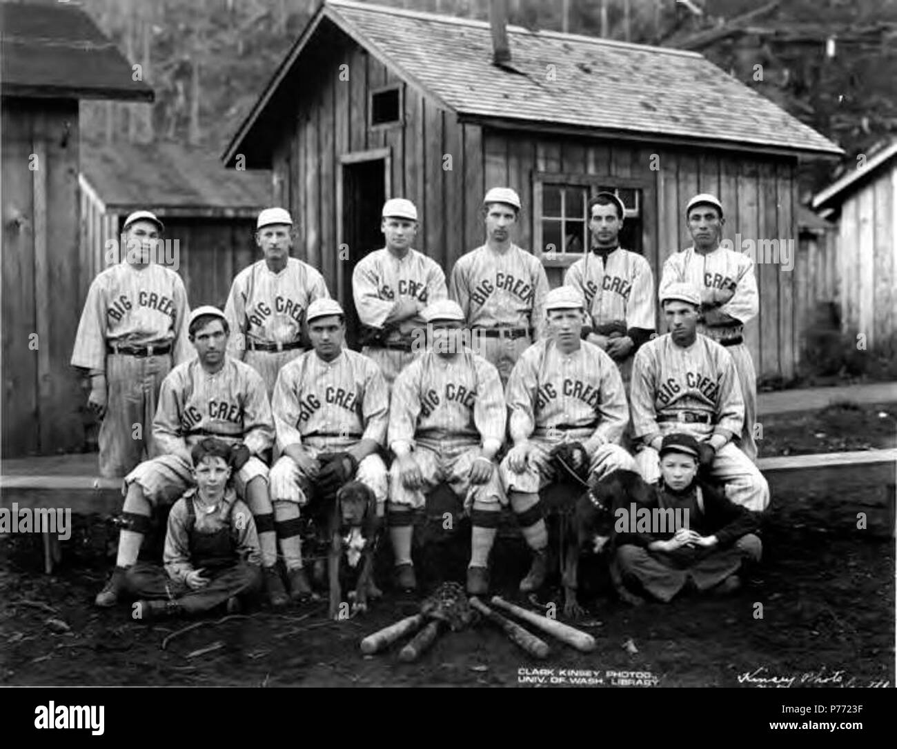 . English: Big Creek baseball team, Big Creek Logging Company, Knappa ...