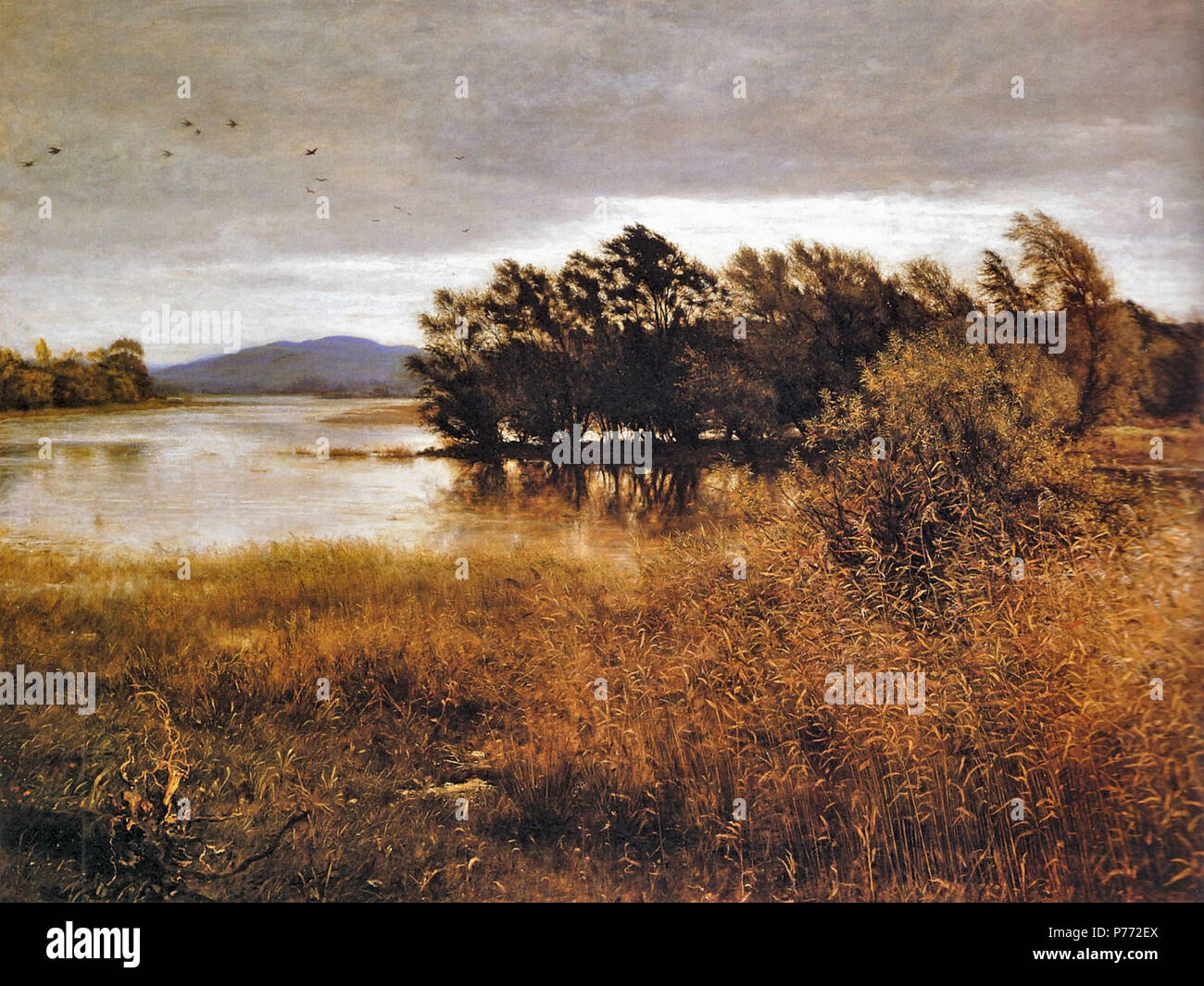 Millais John Everett - Chill October Stock Photo - Alamy