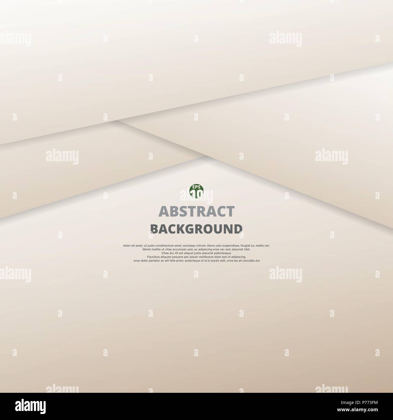 Abstract of brown paper cut background vector, illustration eps10 Stock ...