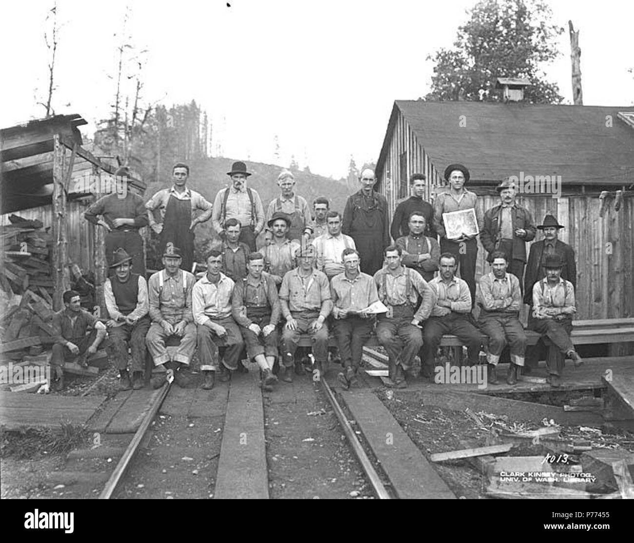 Logging camp 1919 hi-res stock photography and images - Alamy