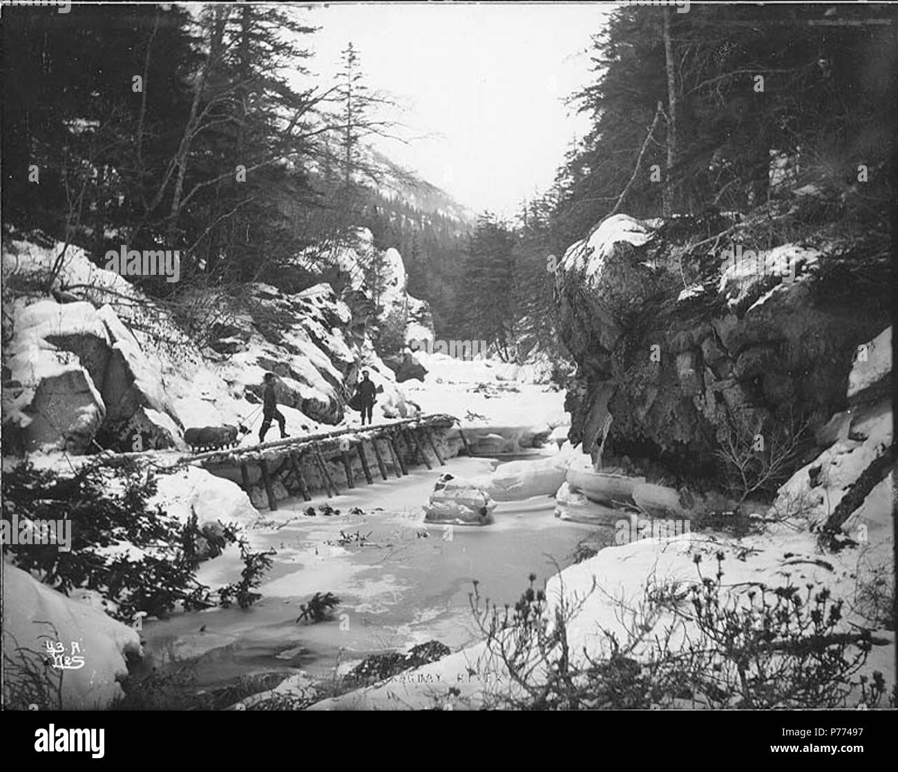 Alaska bridges Black and White Stock Photos & Images - Alamy