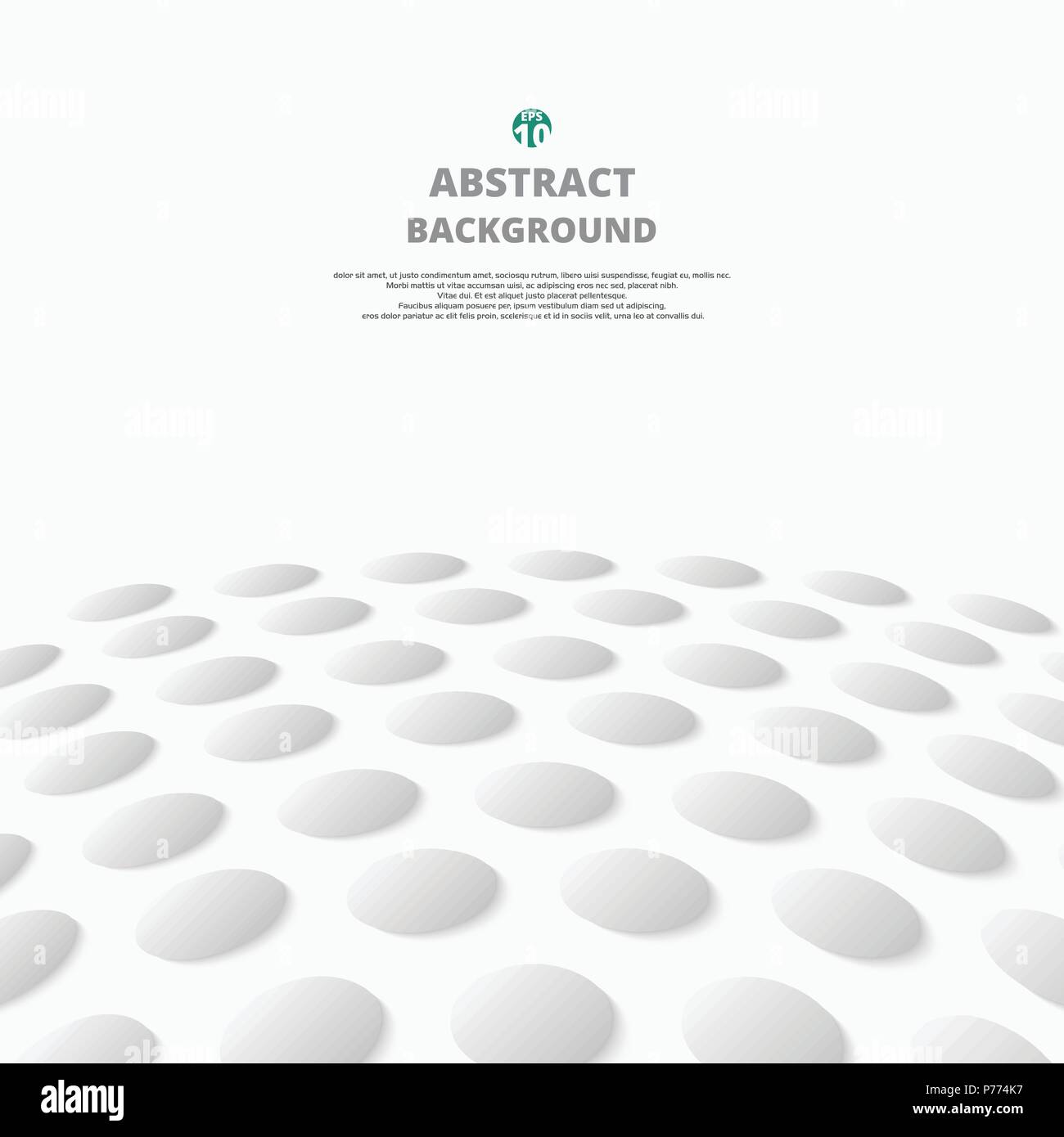 Abstract of gray gradient circle pattern distort background ...