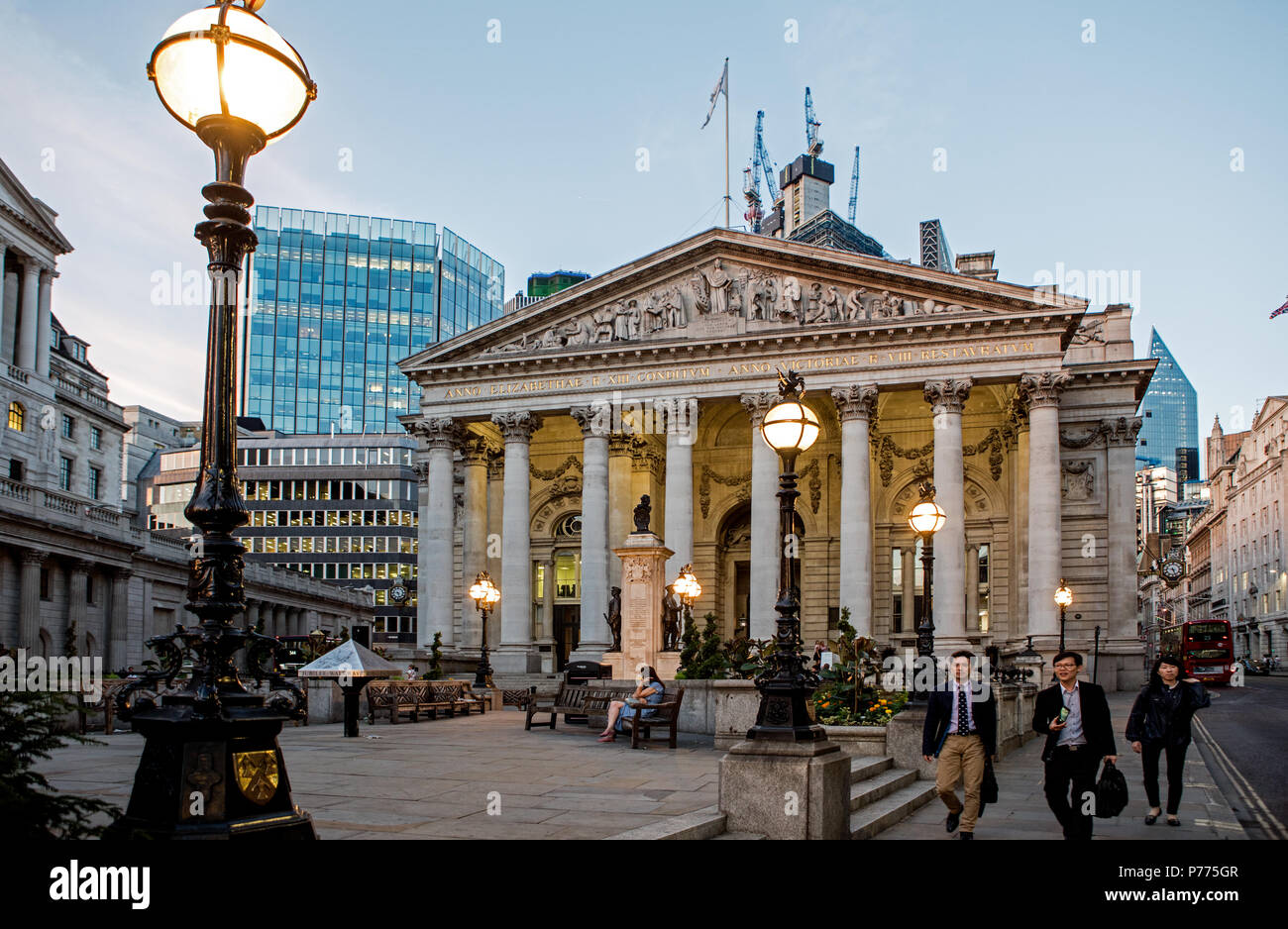 The Royal Exchange In The City Of London UK Stock Photo - Alamy