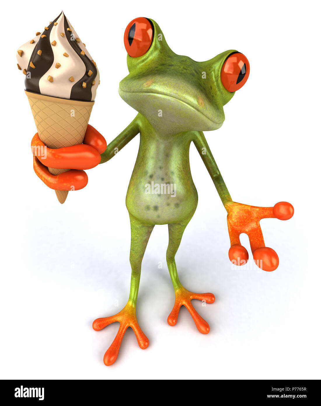 Frog ice Cut Out Stock Images & Pictures - Alamy