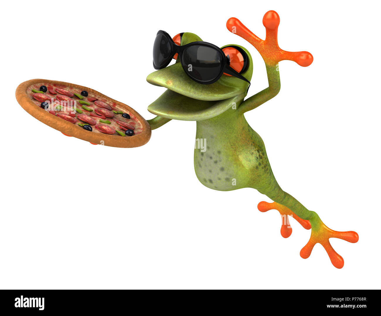Frog pizza hi-res stock photography and images - Alamy